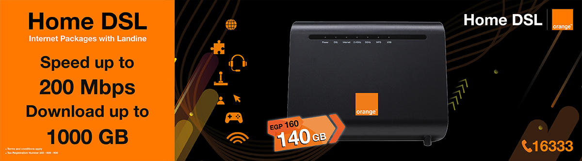 Home DSL internet packages | Orange Egypt